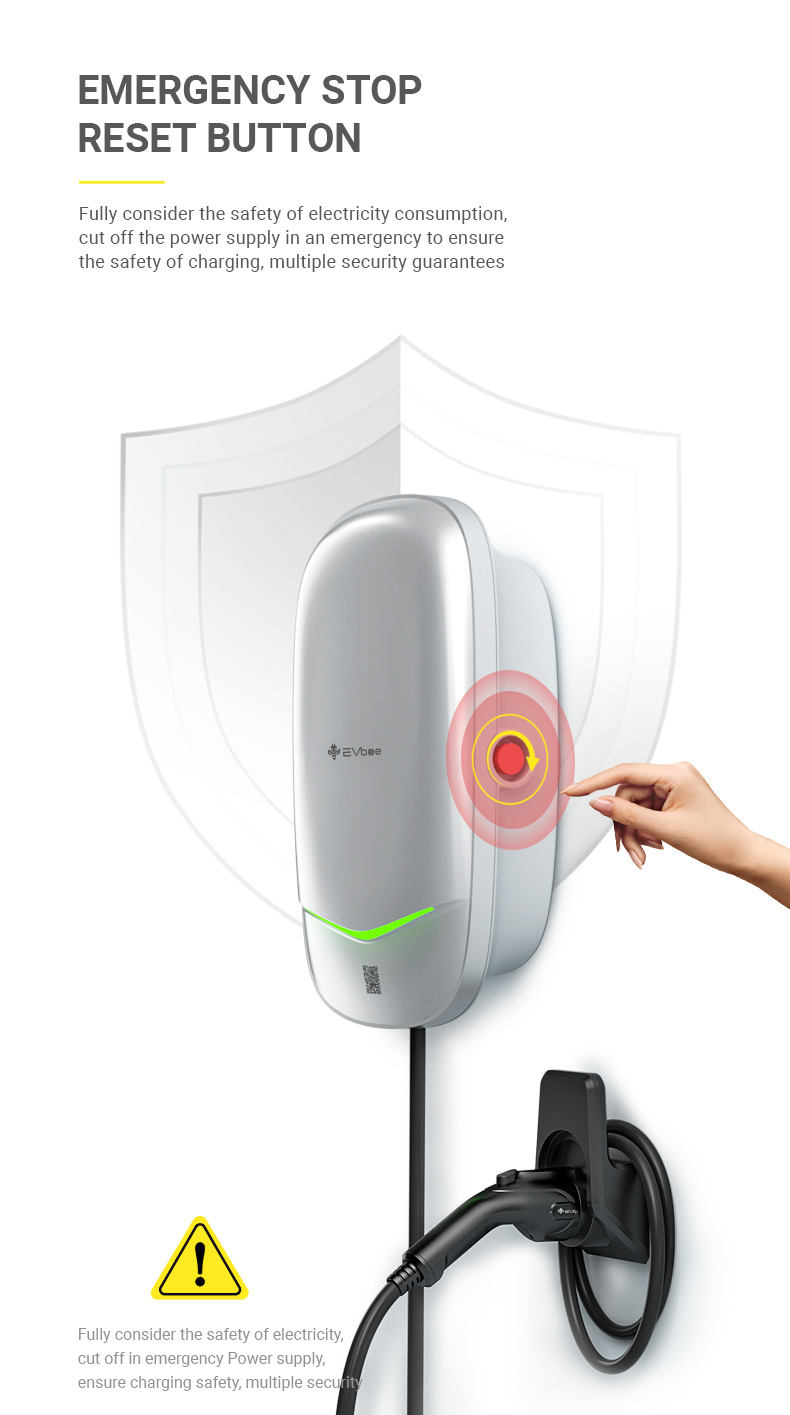 China GBT Level 2 Electric Vehicle Smart wallbox Bluetooth EV Charger ...